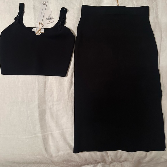 House of Harlow 1960 | Skirts | House Of Harlow 96 Black Set Top And Bottom New | Poshmark